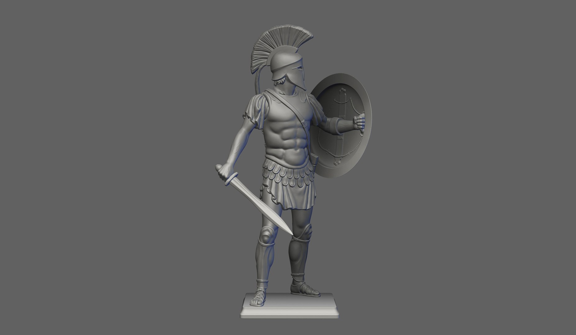 3D Model Printable Greek Hoplite - TurboSquid 1652832