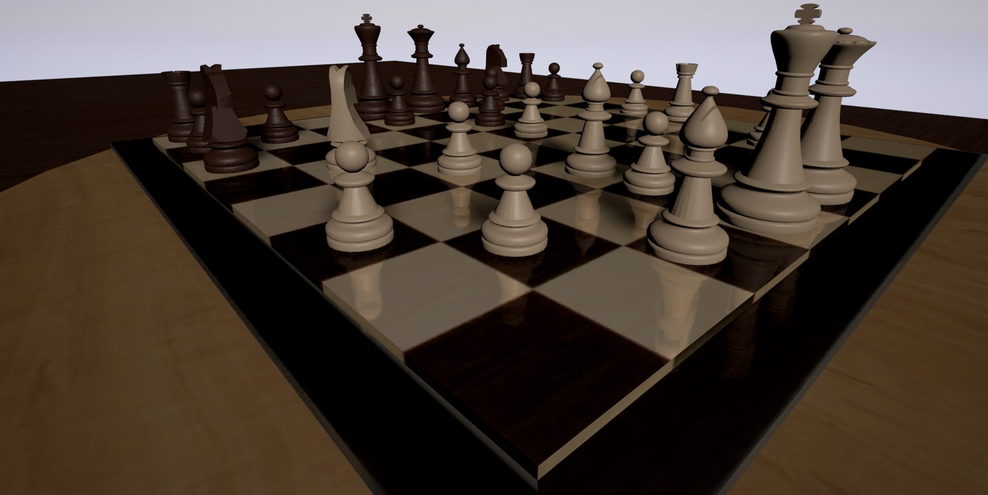 3d chess table 2 model