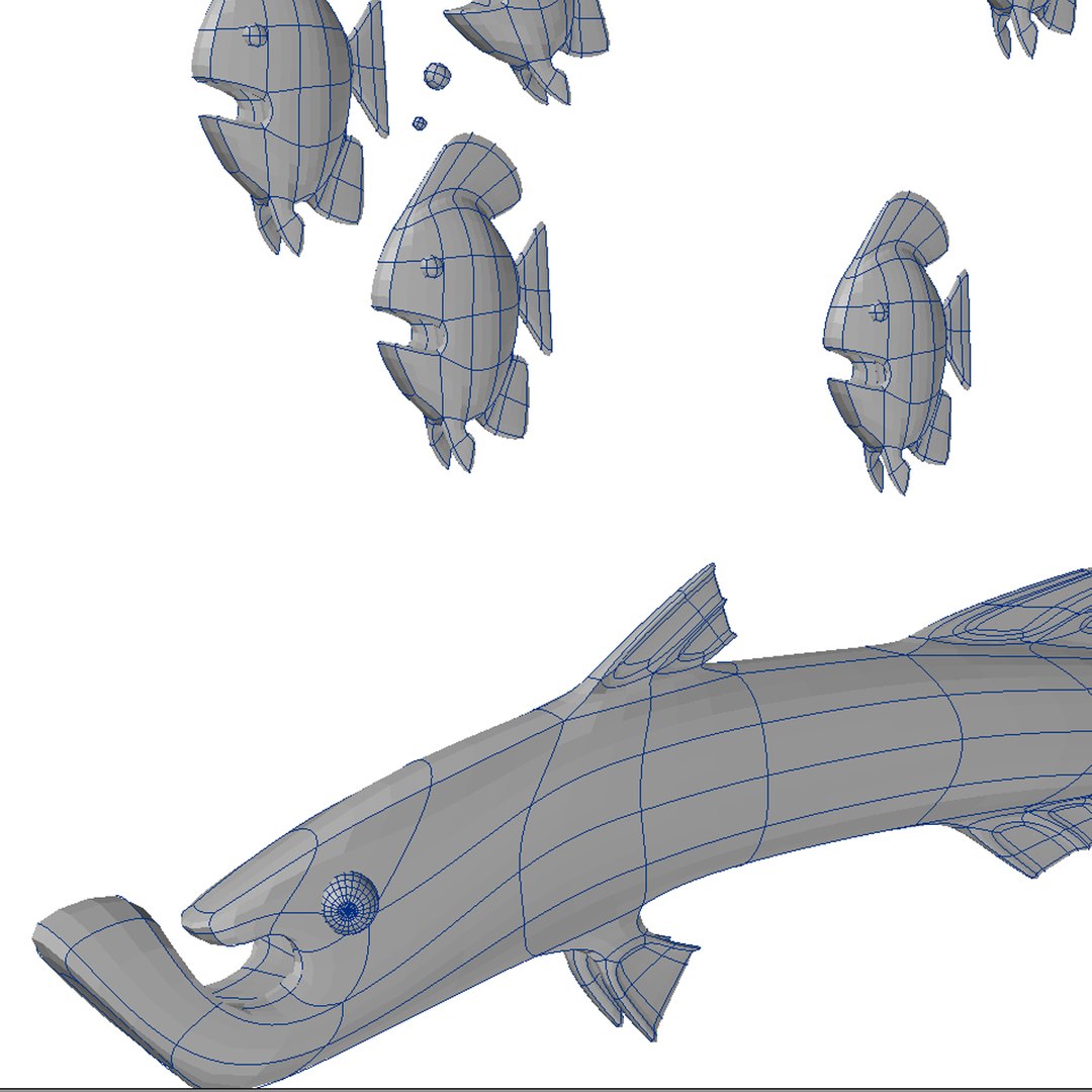 maya cartoon fish