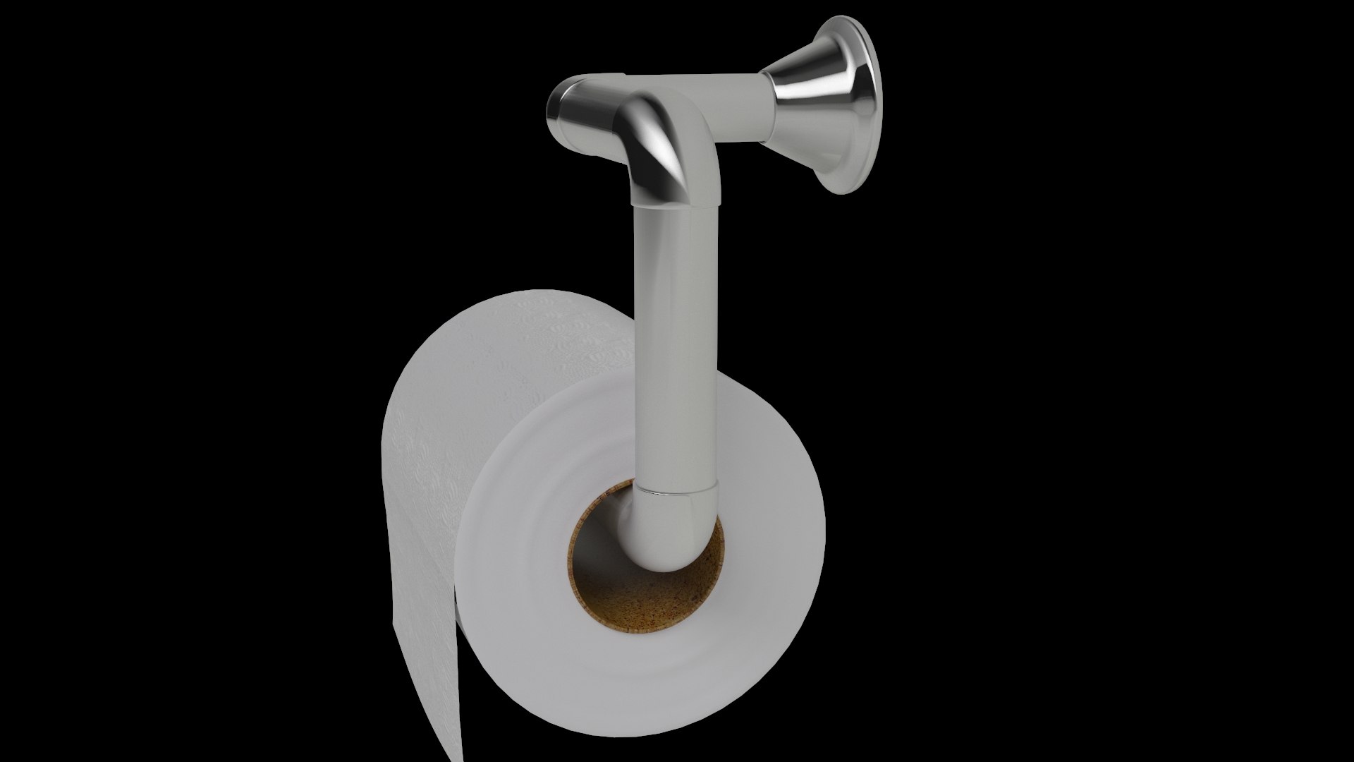 3D Toilet Paper Model - TurboSquid 1959005