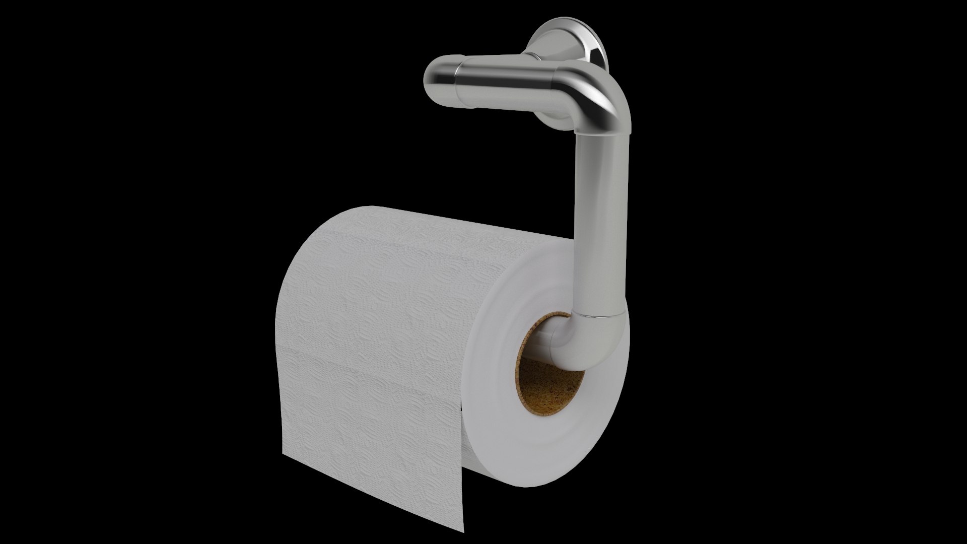 3D Toilet Paper Model - TurboSquid 1959005