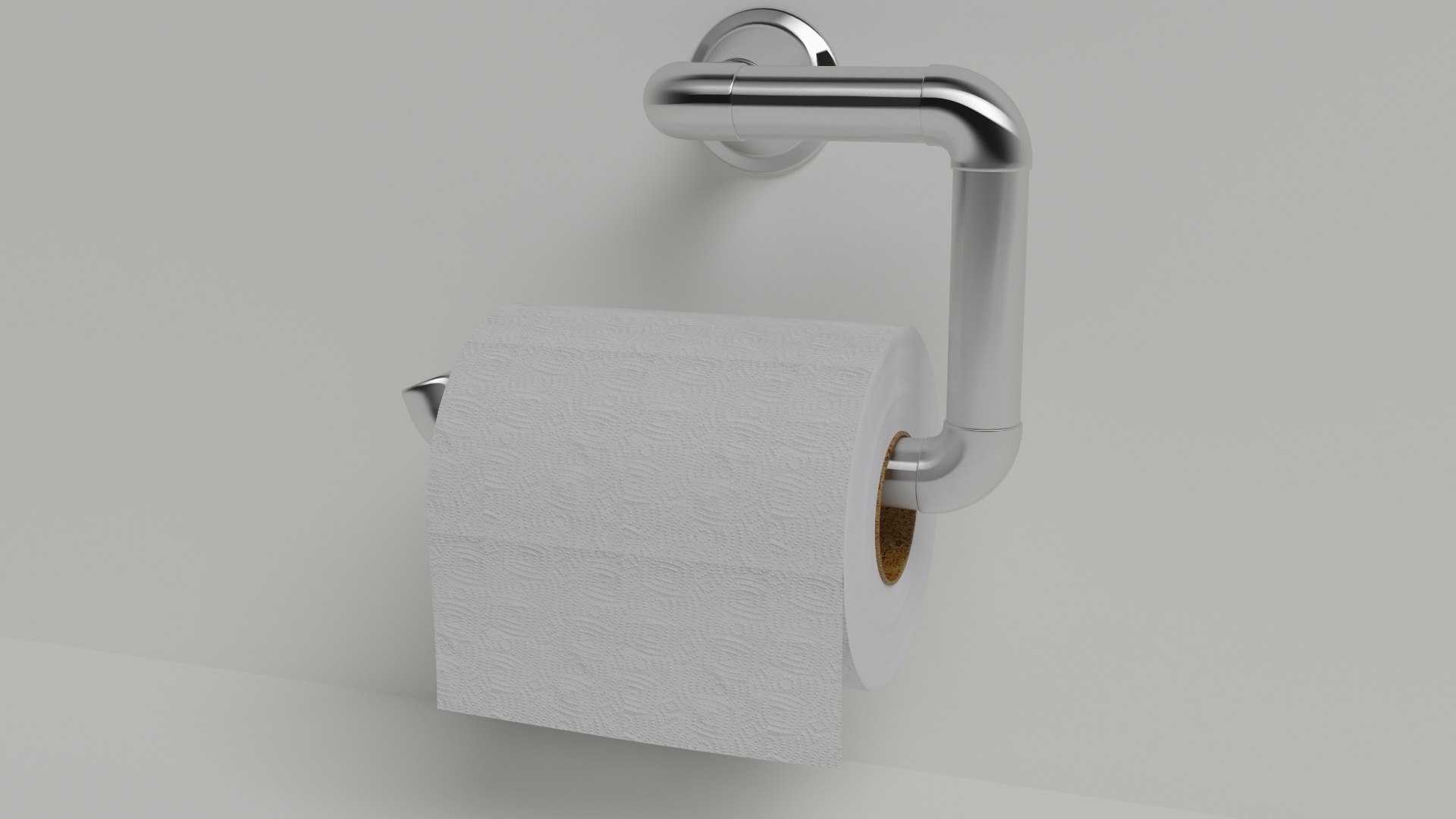 3D Toilet Paper Model - TurboSquid 1959005