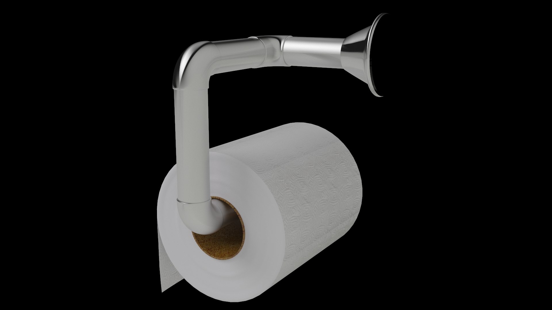 3D Toilet Paper Model - TurboSquid 1959005