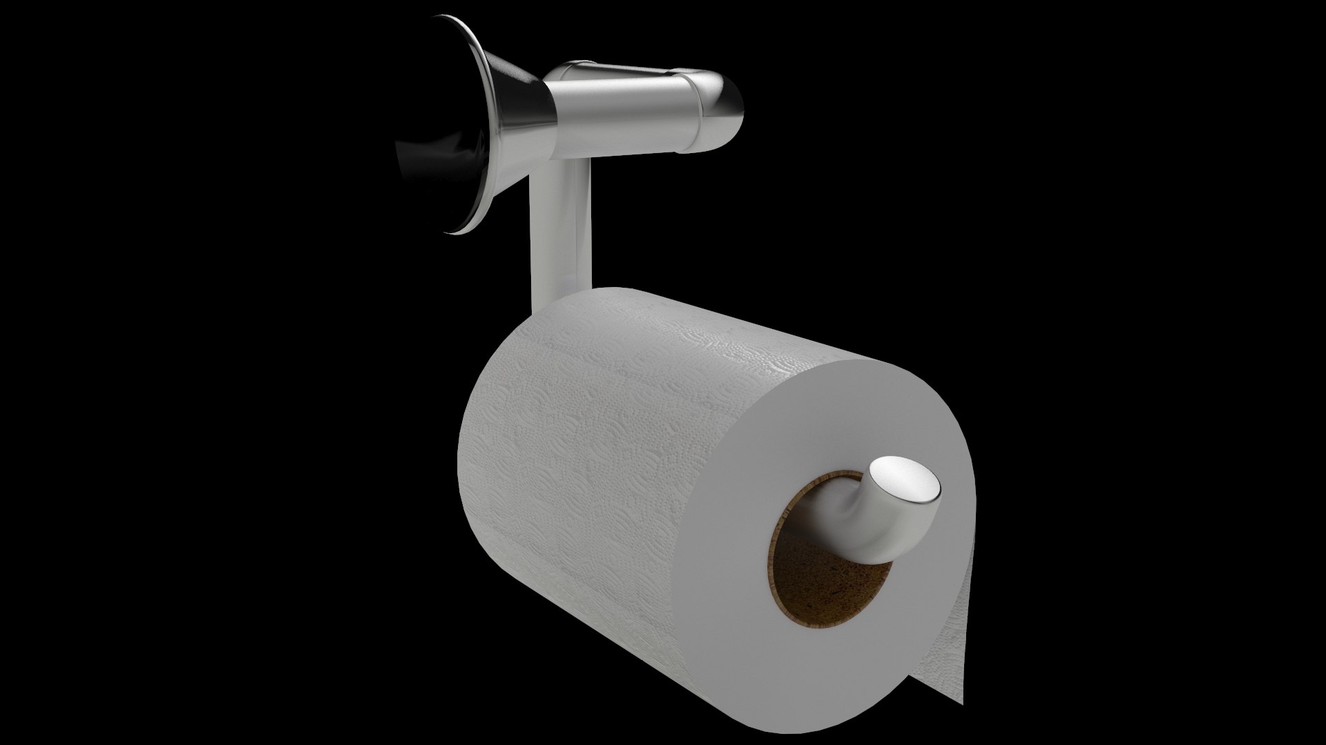 3D Toilet Paper Model - TurboSquid 1959005