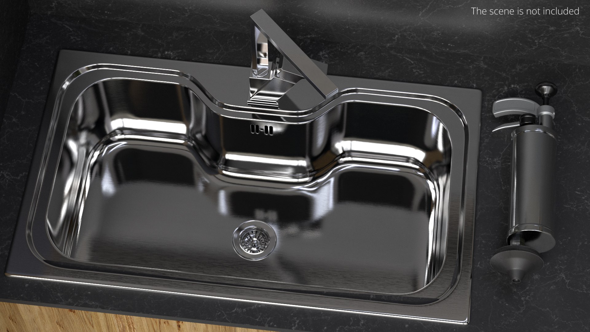 3D Manual Sink Jet Pump In Use Model - TurboSquid 2450276