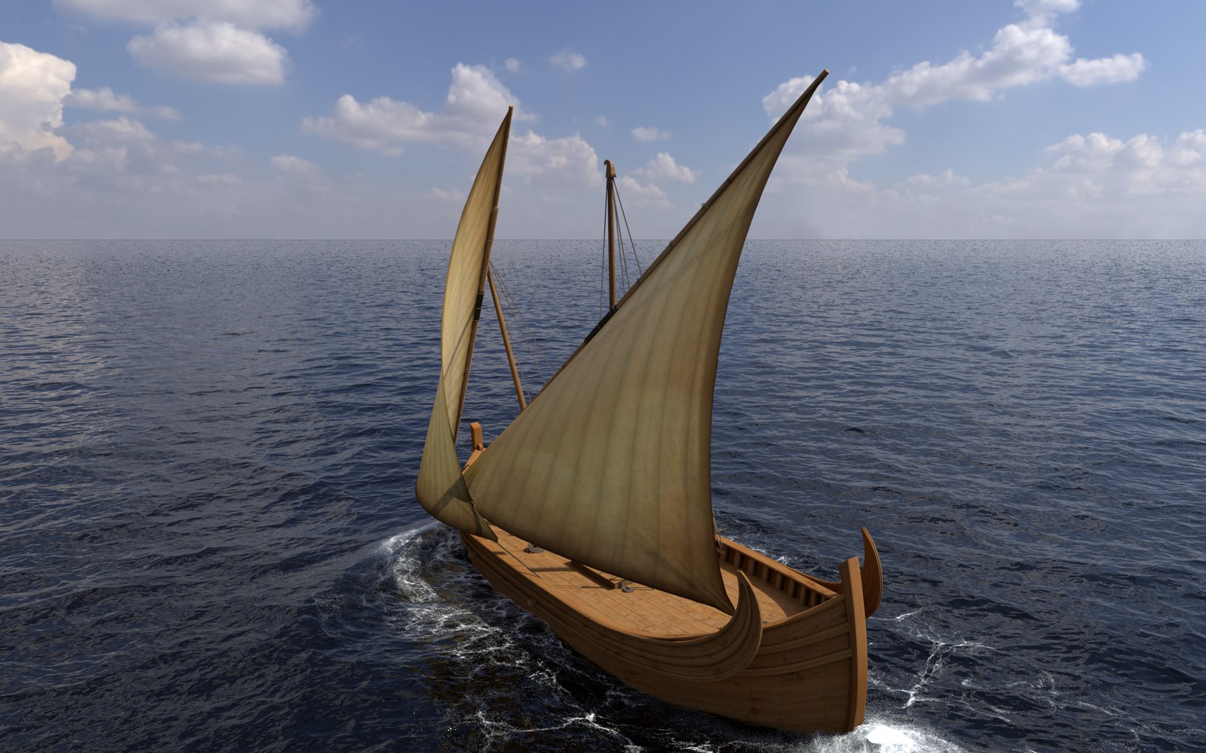 3D Serce Sea Cloth Model - TurboSquid 1628988