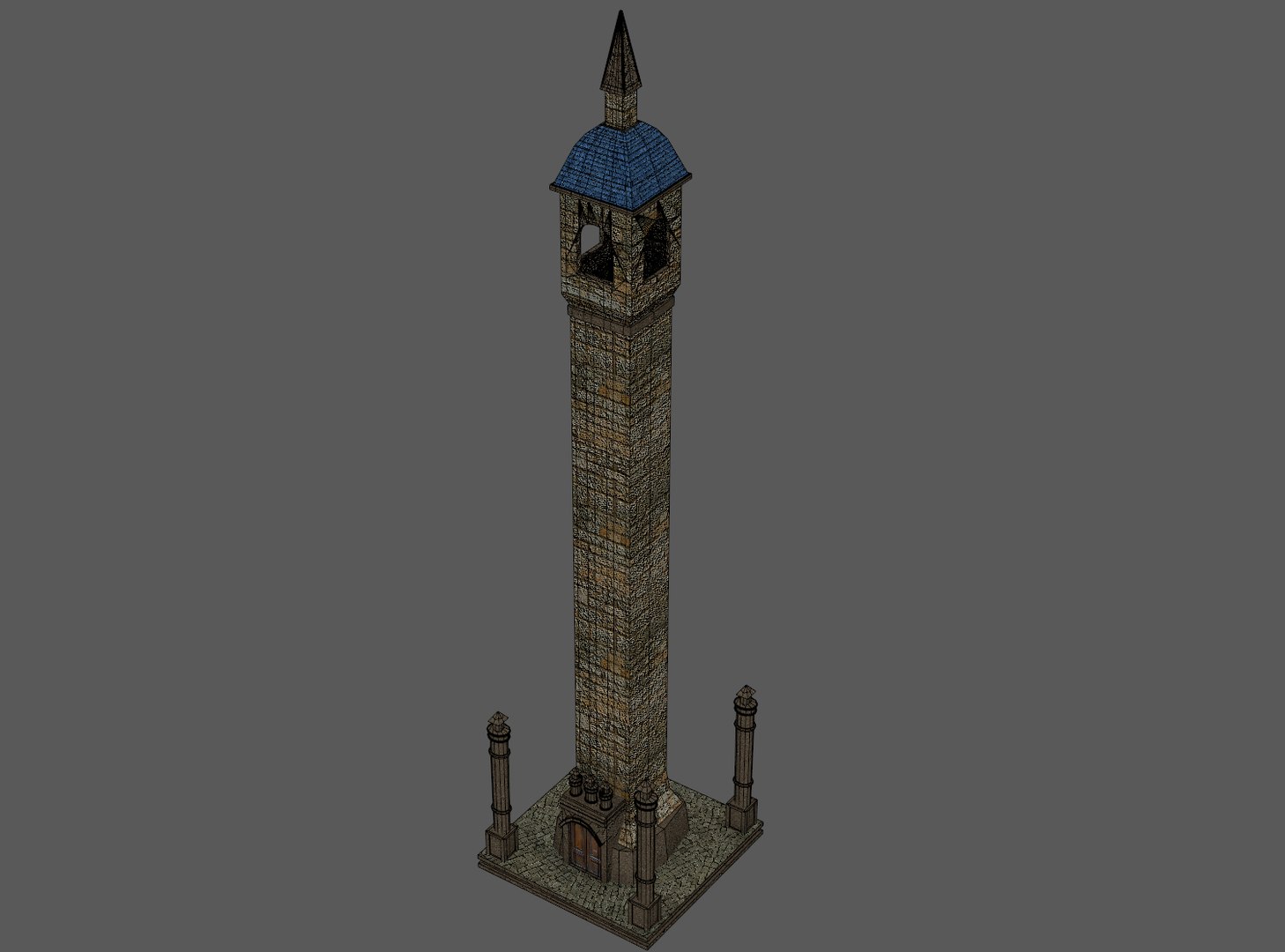 Ancient Tower LightHouse Model - TurboSquid 1882244