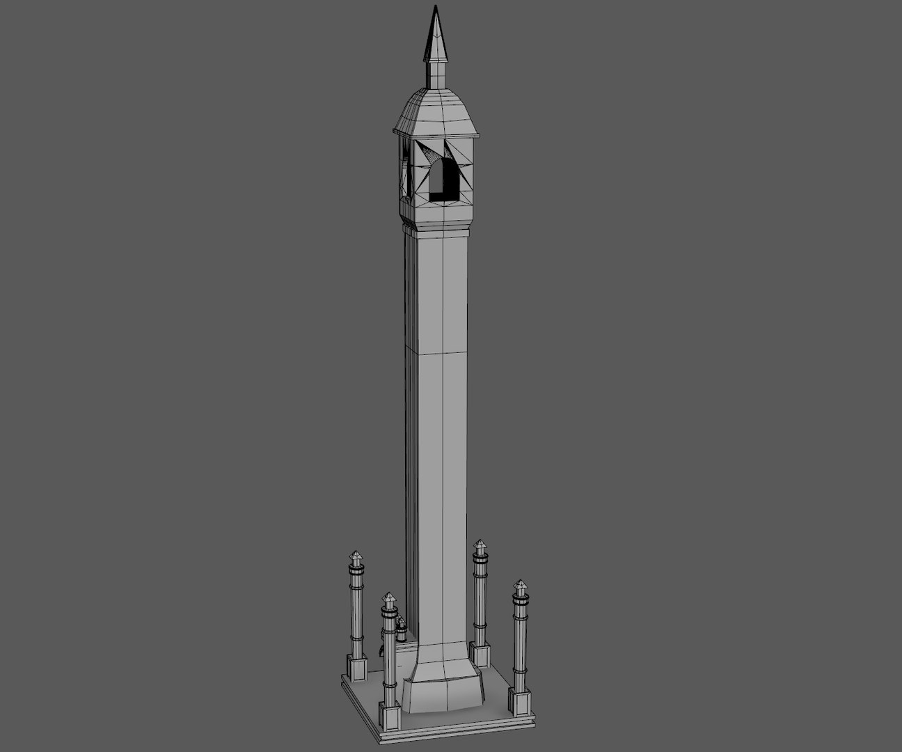 Ancient Tower LightHouse Model - TurboSquid 1882244