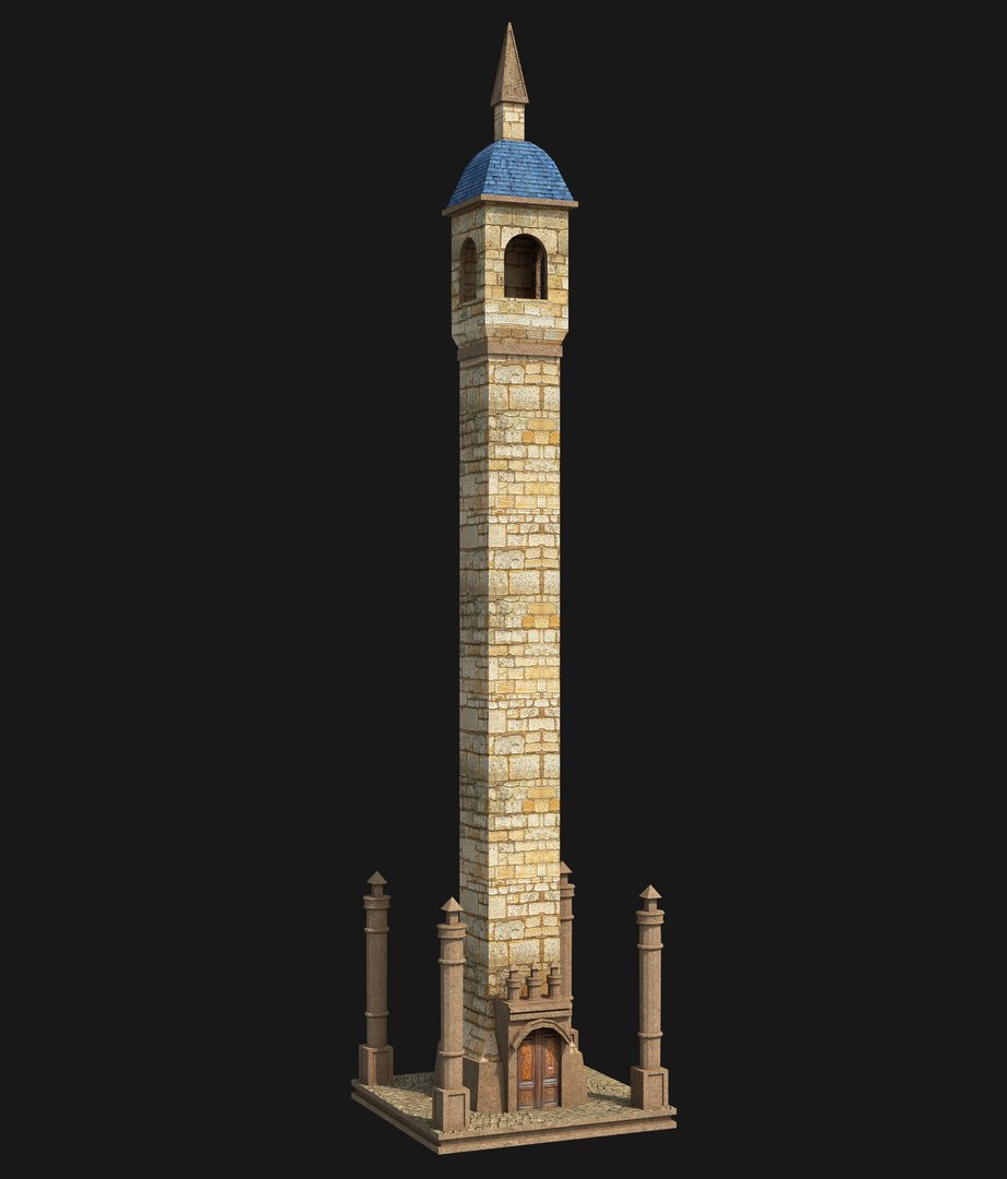 Ancient Tower LightHouse Model - TurboSquid 1882244