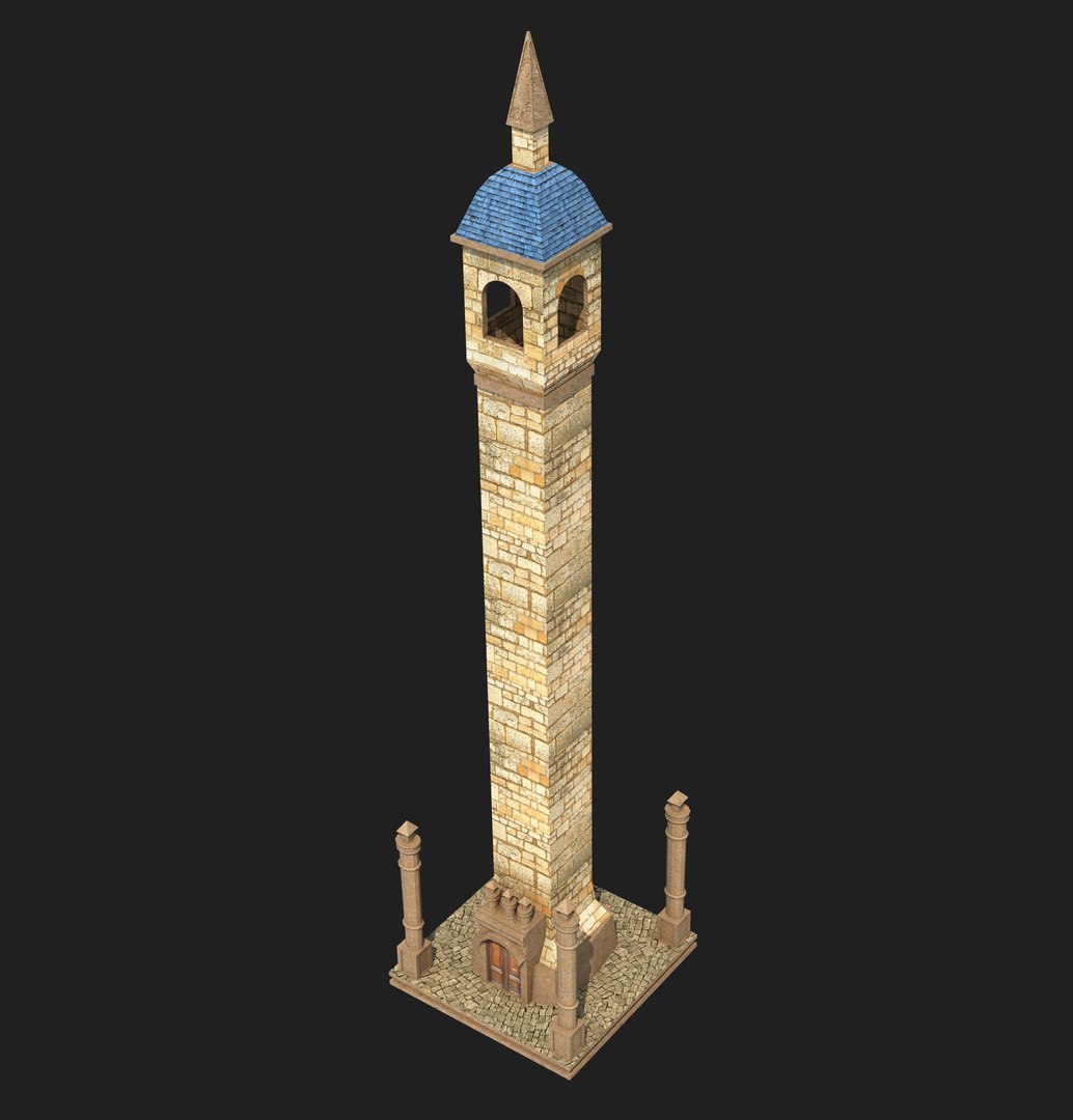 Ancient Tower LightHouse Model - TurboSquid 1882244