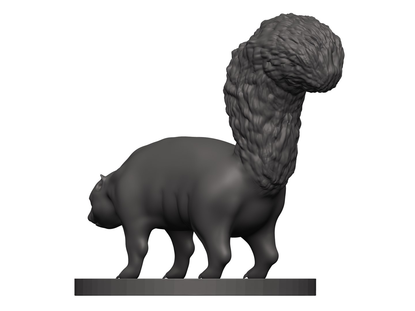 3D Realistic Skunk - TurboSquid 1874435