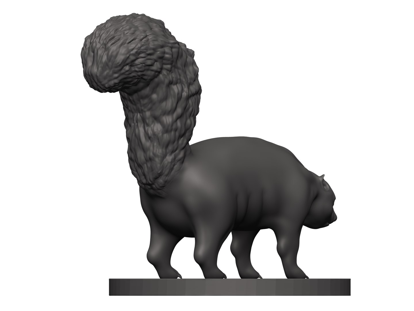 3D Realistic Skunk - TurboSquid 1874435