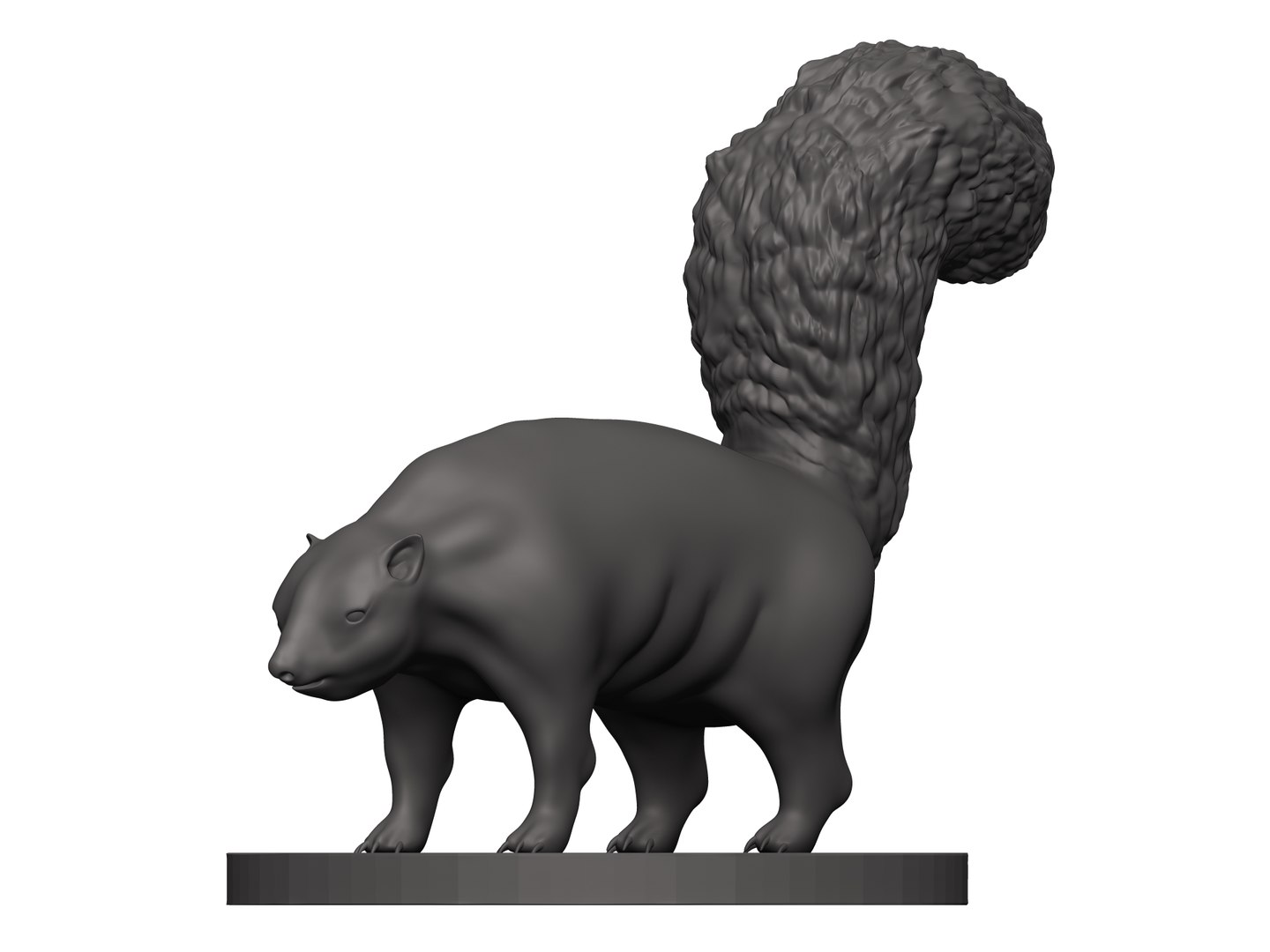 3D Realistic Skunk - TurboSquid 1874435