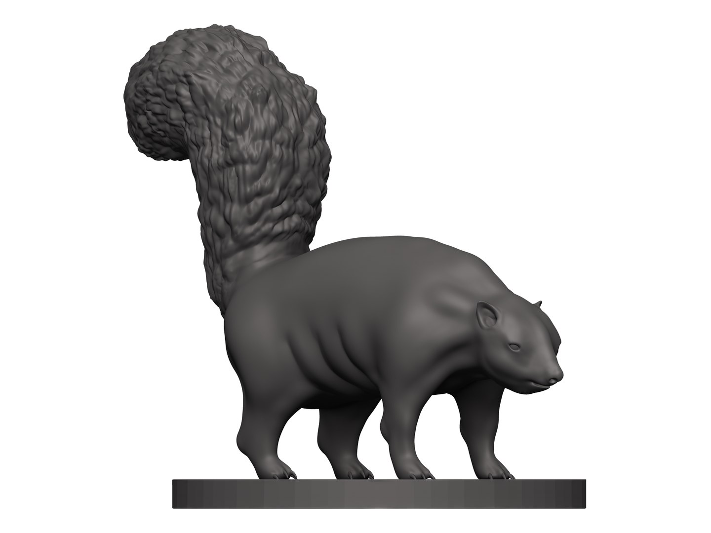 3D Realistic Skunk - TurboSquid 1874435