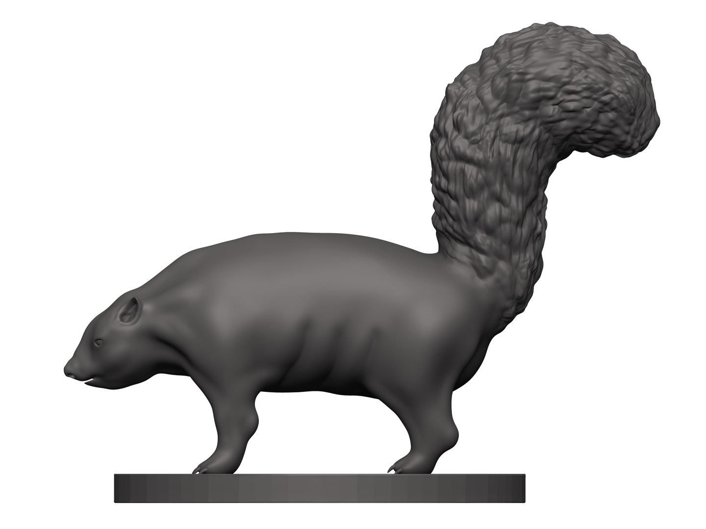 3D Realistic Skunk - TurboSquid 1874435