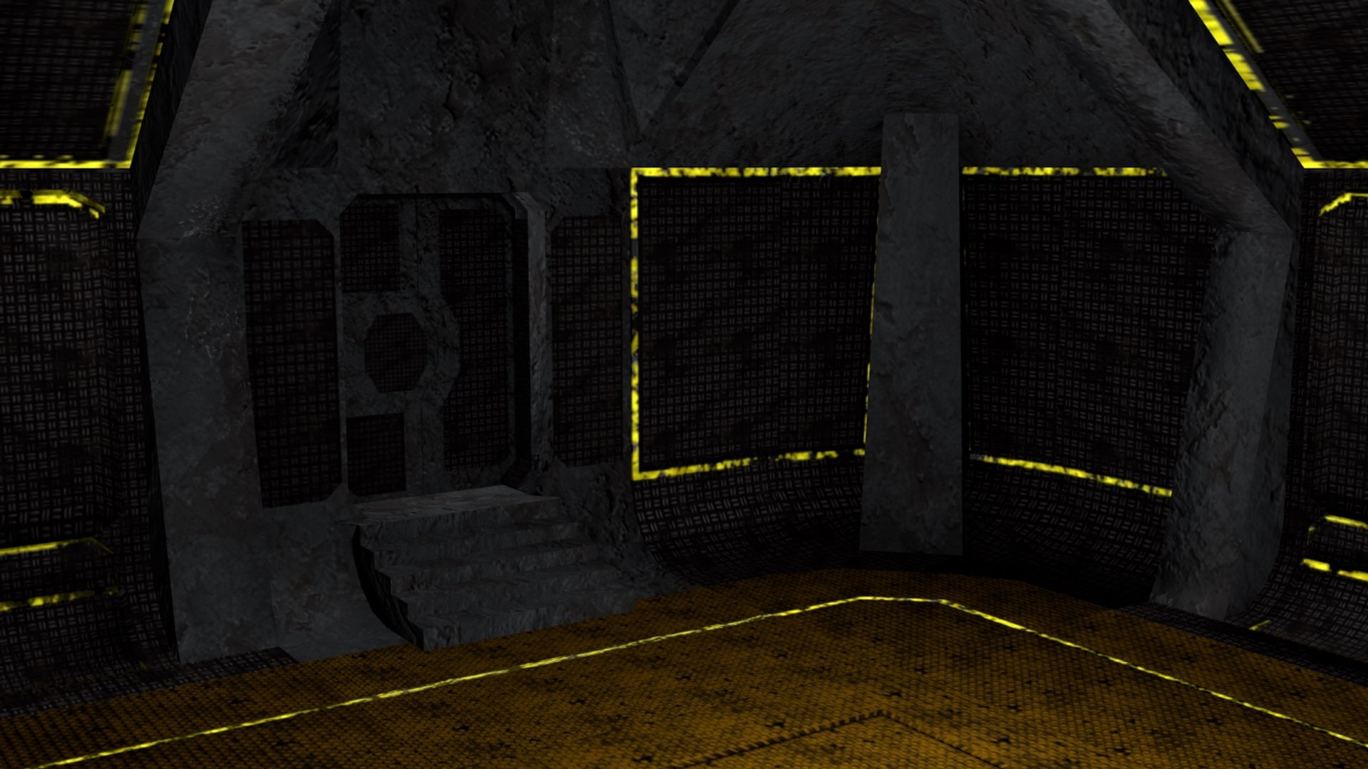 3d Underground Games Space Model