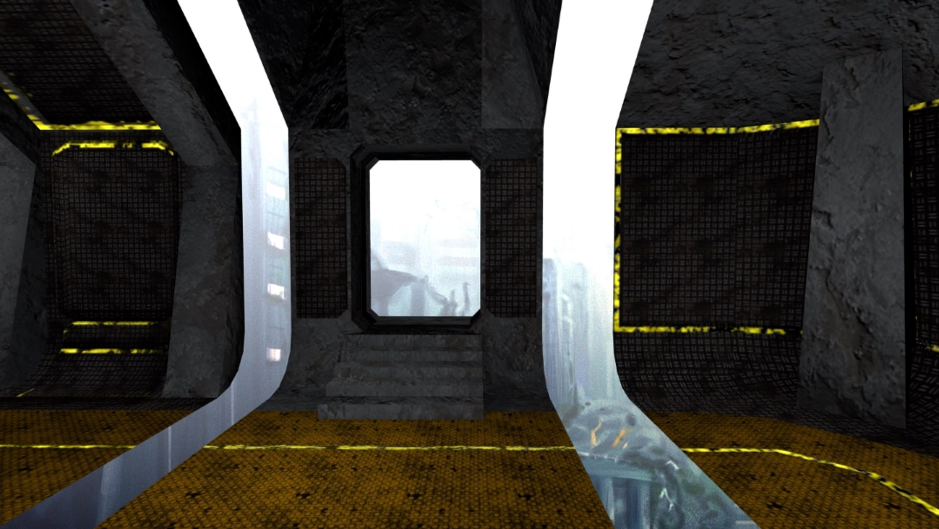 3d Underground Games Space Model