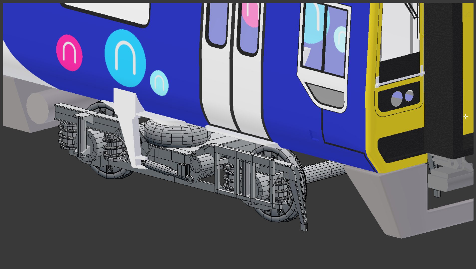 3D British Train Class 158 - TurboSquid 1445429
