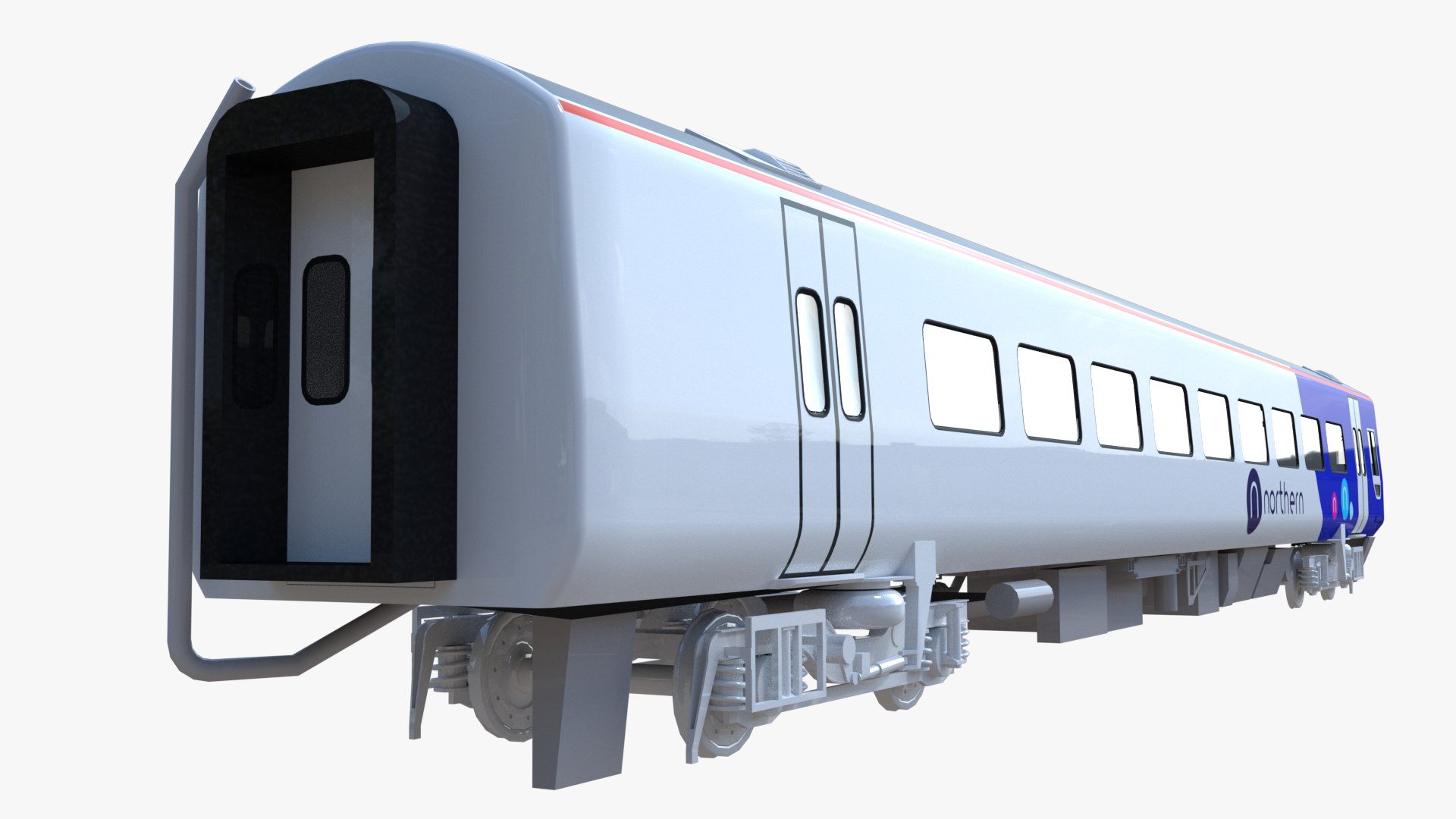 3D British Train Class 158 - TurboSquid 1445429