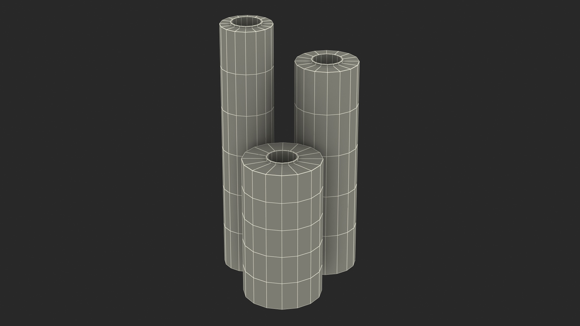 Roll Of Wrapping Stretch Film 3 Pieces 3D Model - TurboSquid 1958385
