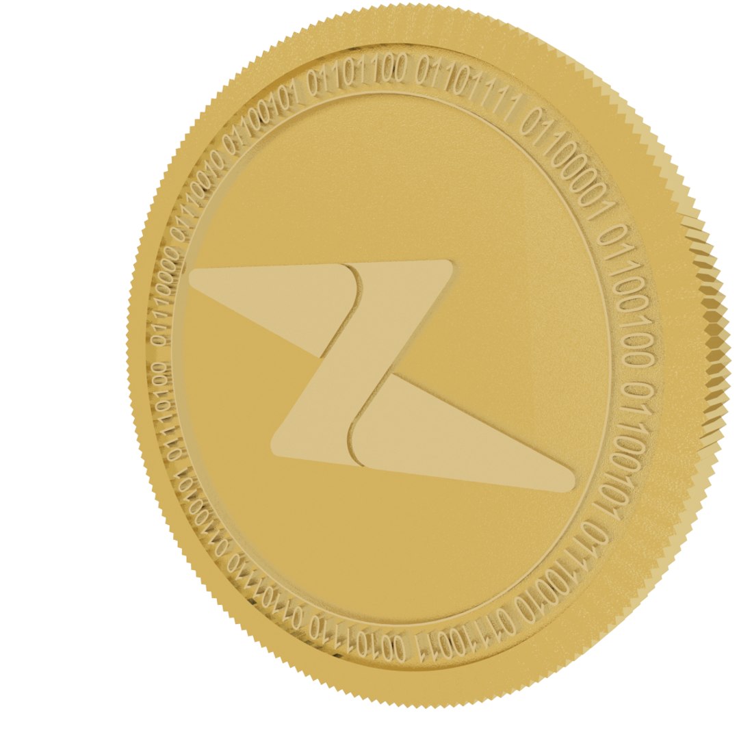 Zipper Gold Coin 3D Model - TurboSquid 1582011