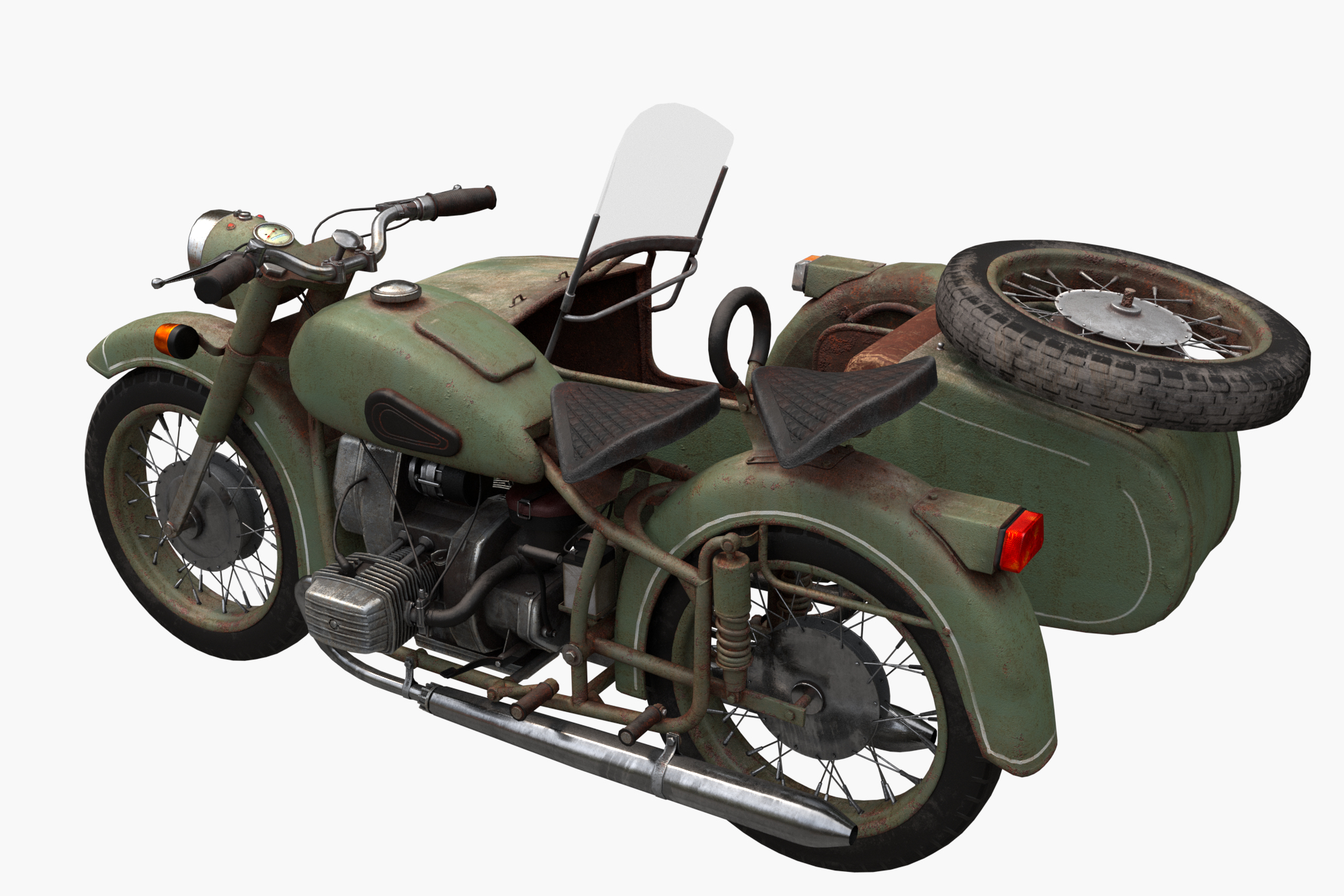 Dnepr Bike 3D model - TurboSquid 1815461