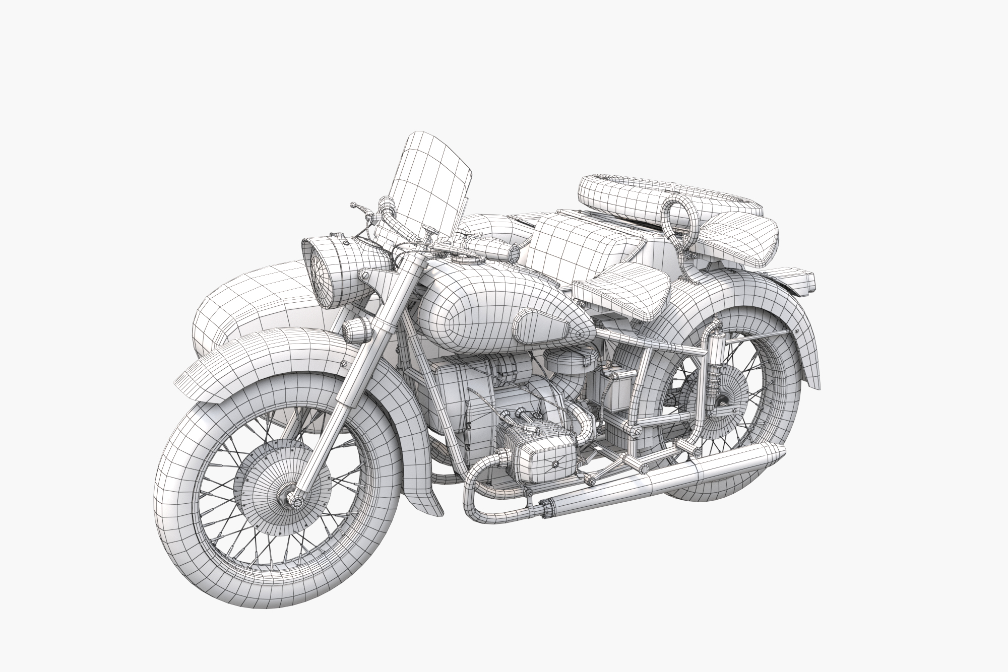Dnepr Bike 3D model - TurboSquid 1815461