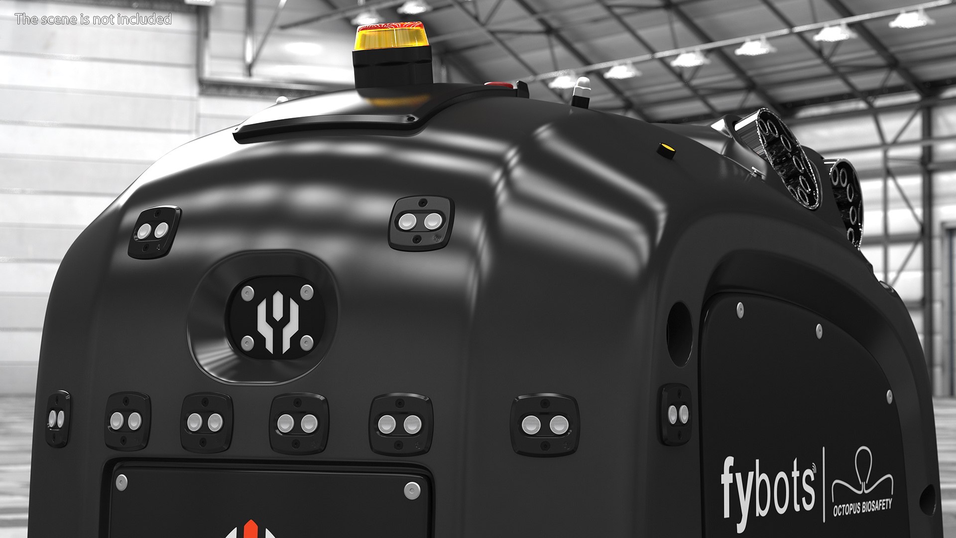 3D Fybots Octopus Disinfect XL Smart Cleaning Robot - TurboSquid 1747744