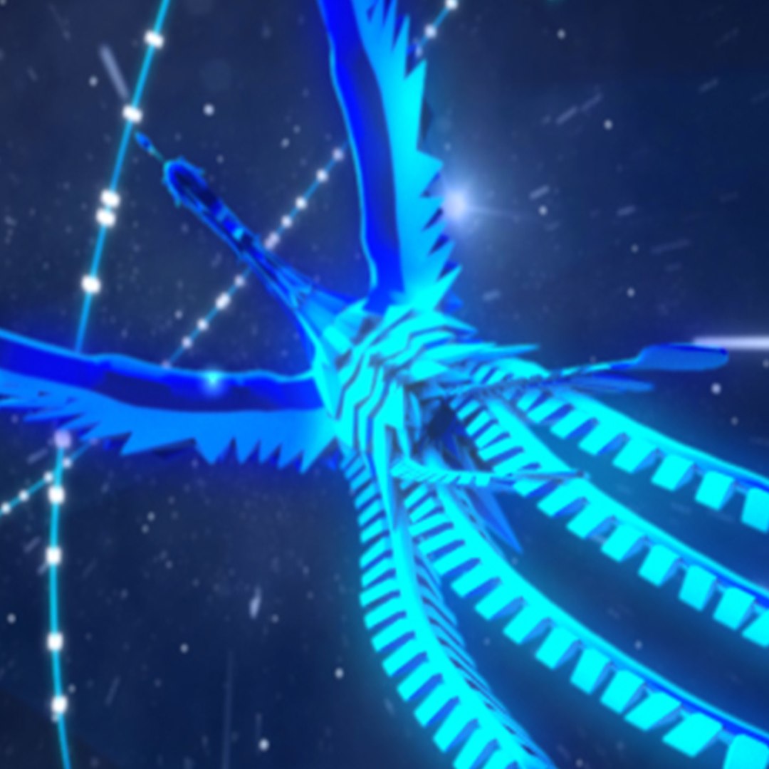 Ice Blue Phoenix Demon Ji Dance Scene 3D Model - TurboSquid 1830527