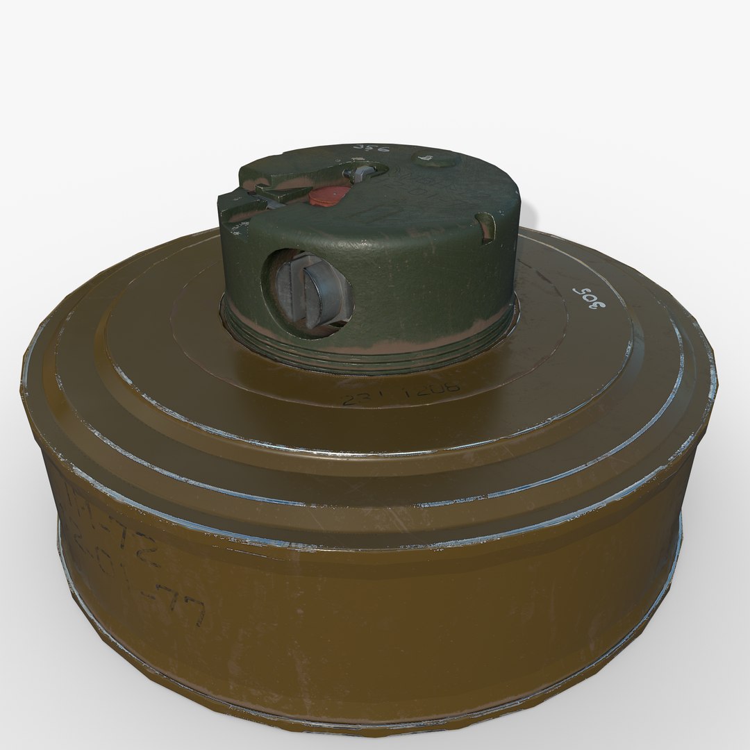 Mine TM-72 3D Model - TurboSquid 2093831