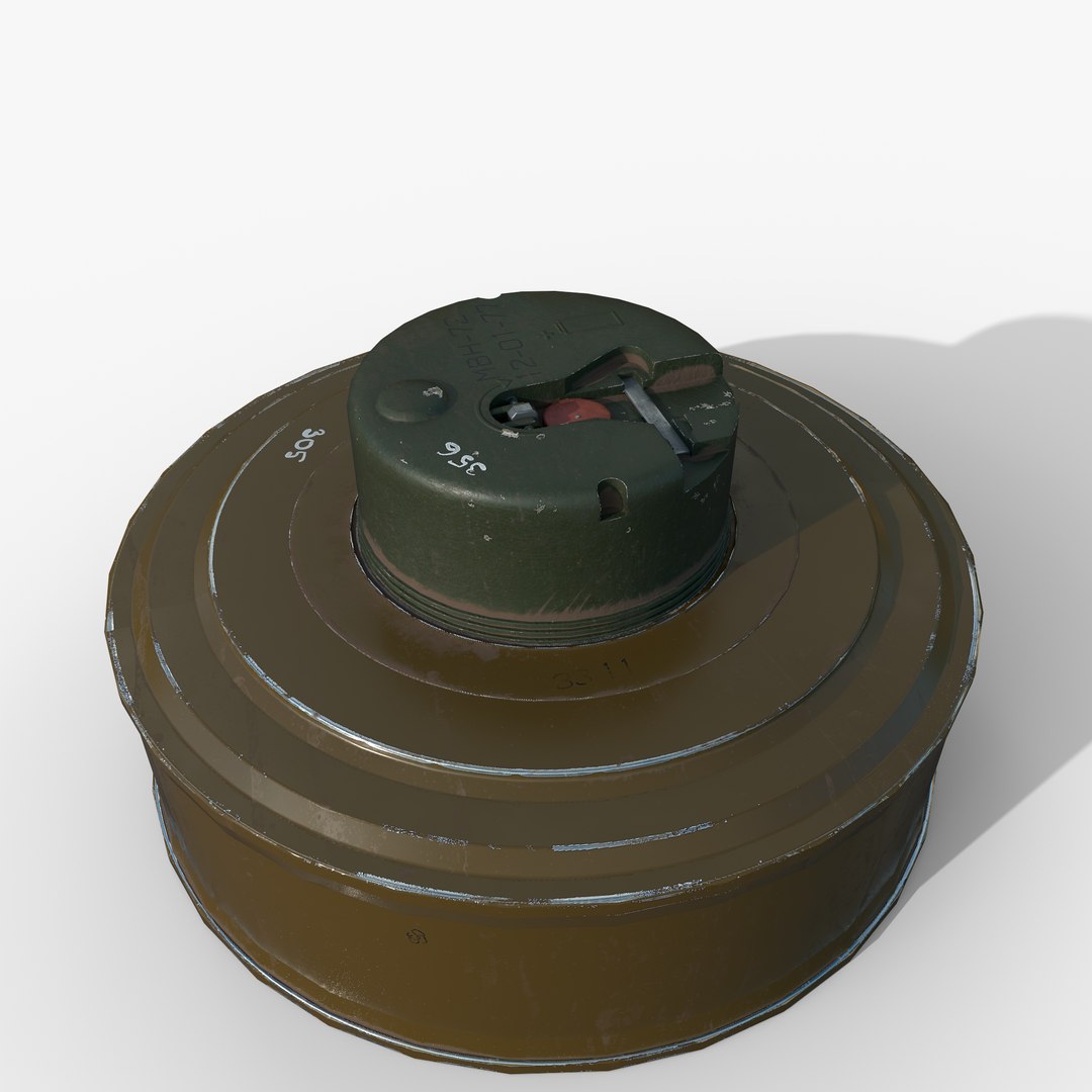 Mine TM-72 3D Model - TurboSquid 2093831