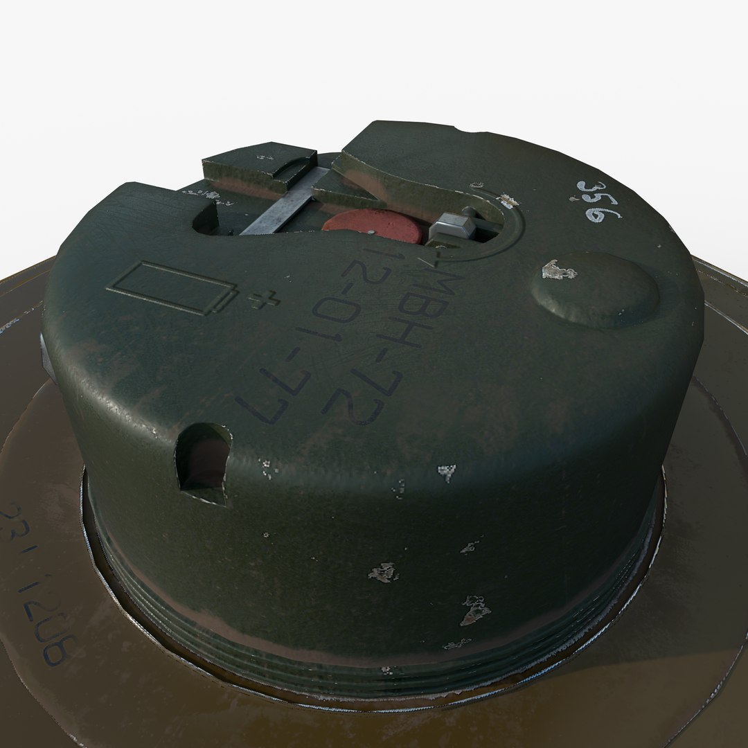 Mine TM-72 3D Model - TurboSquid 2093831