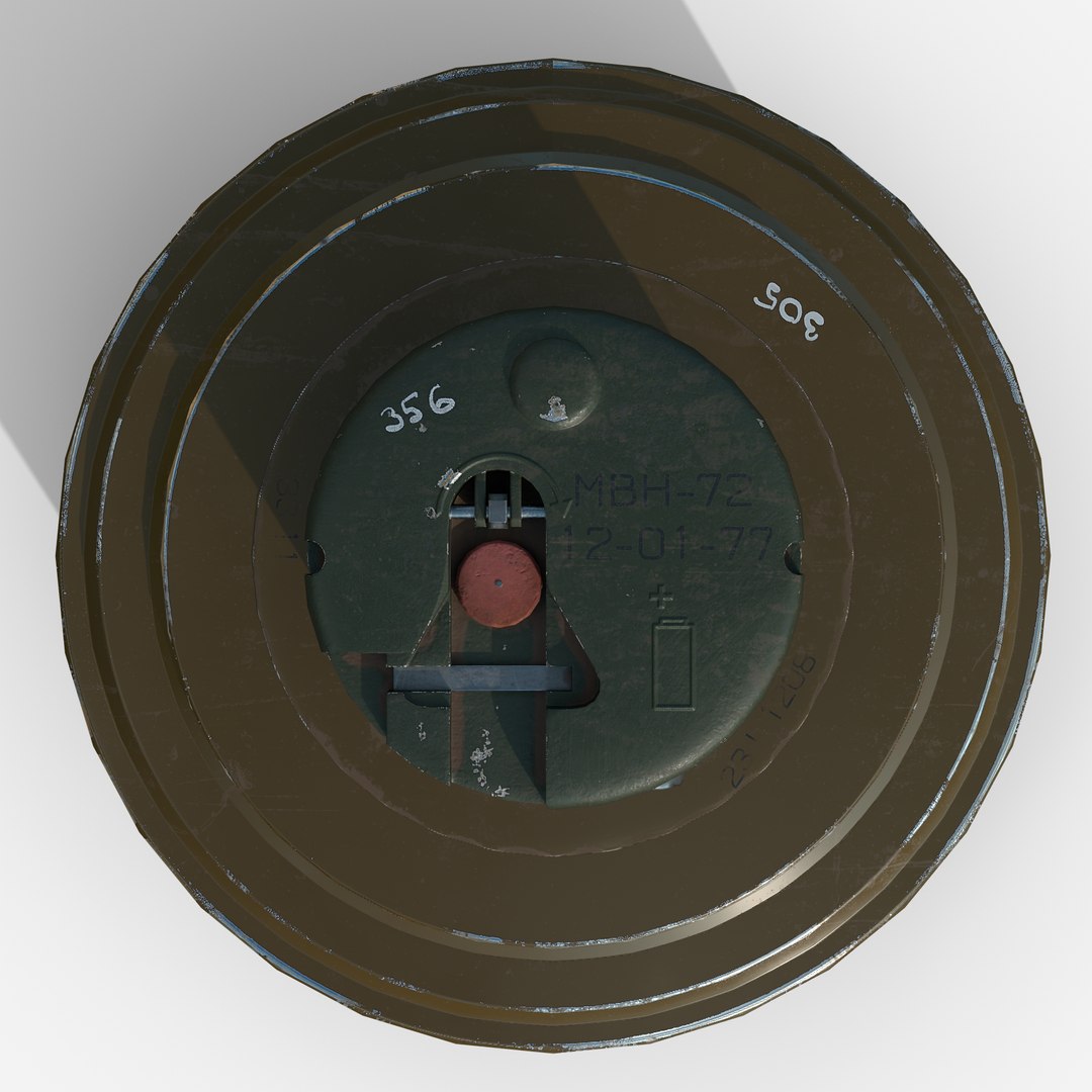 Mine TM-72 3D Model - TurboSquid 2093831