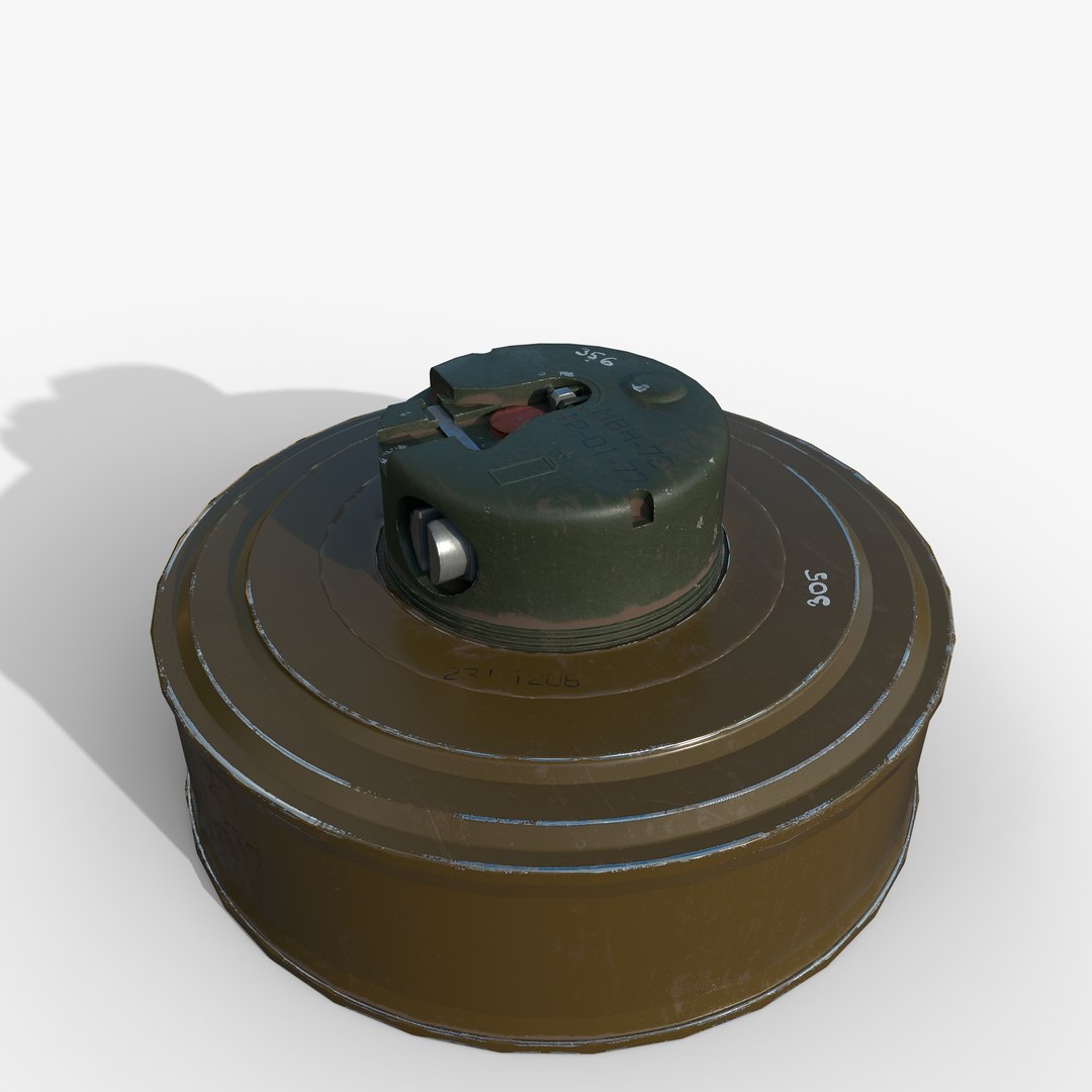 Mine TM-72 3D Model - TurboSquid 2093831