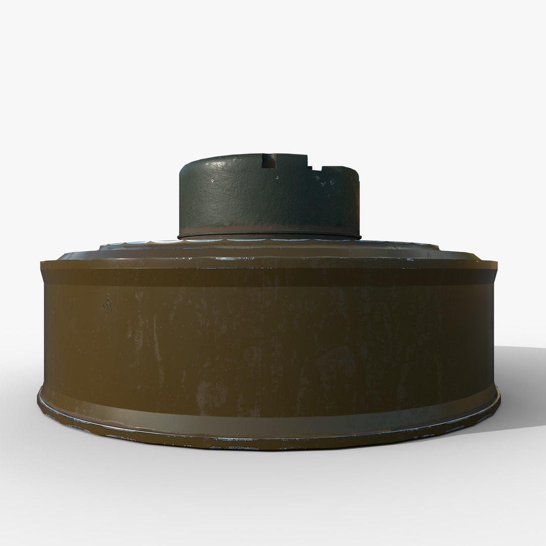 Mine TM-72 3D Model - TurboSquid 2093831