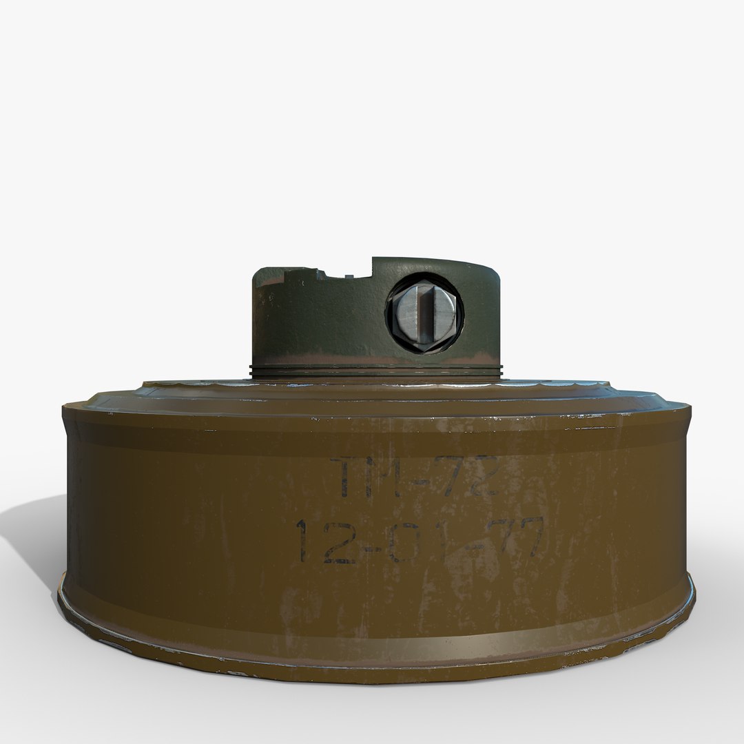 Mine TM-72 3D Model - TurboSquid 2093831