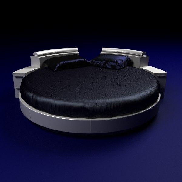 3d model modern bed