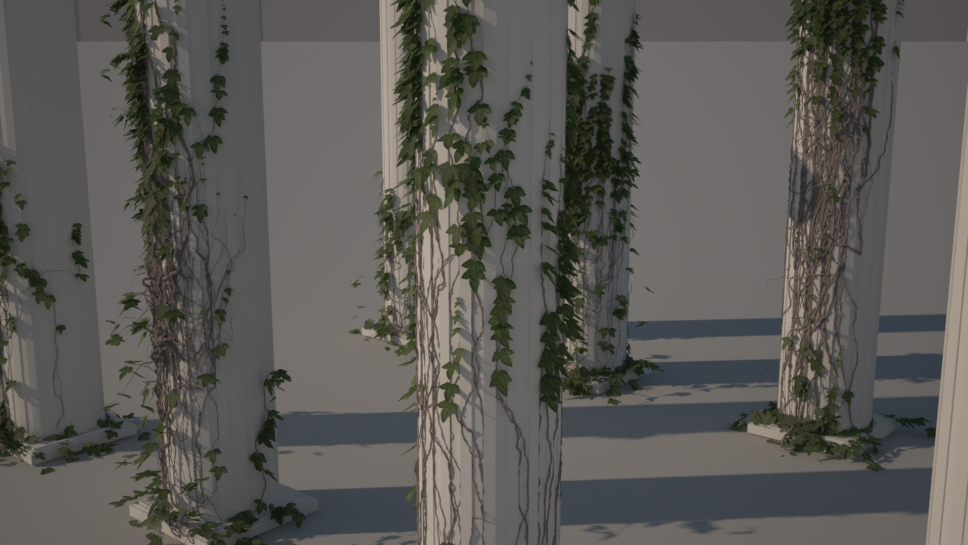 Columns Ivy 3d Max