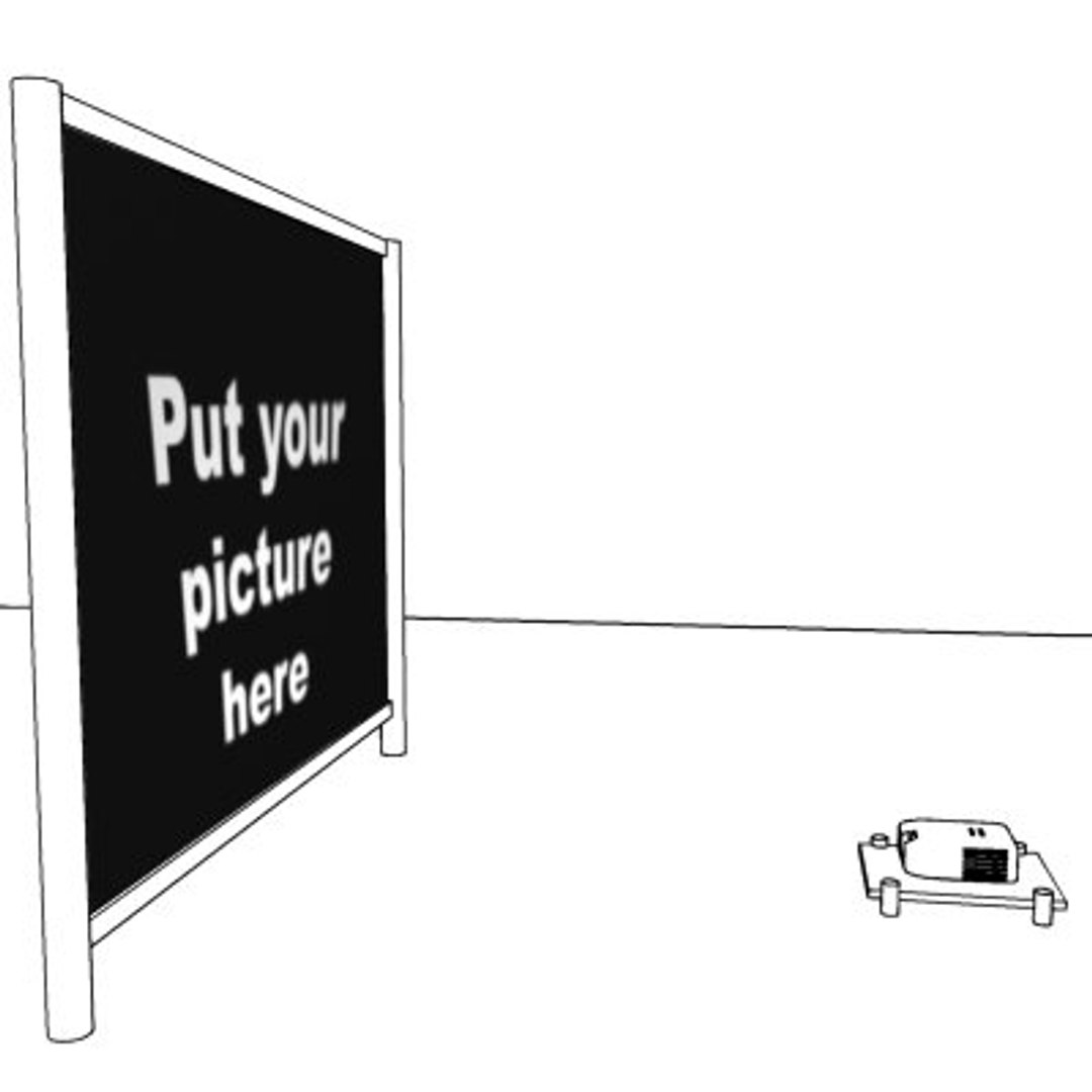 3d Projector Contour Picture