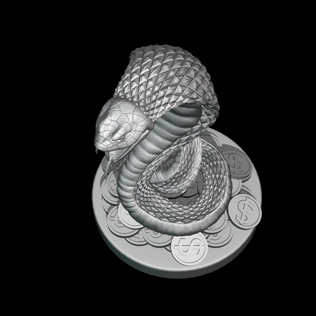 Sculpture Snake 3D Model - TurboSquid 1661482