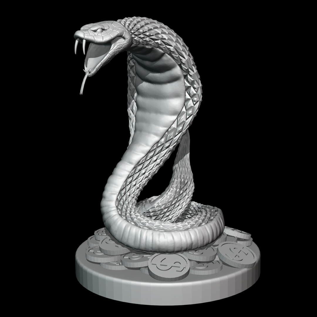 Sculpture snake 3D model - TurboSquid 1661482