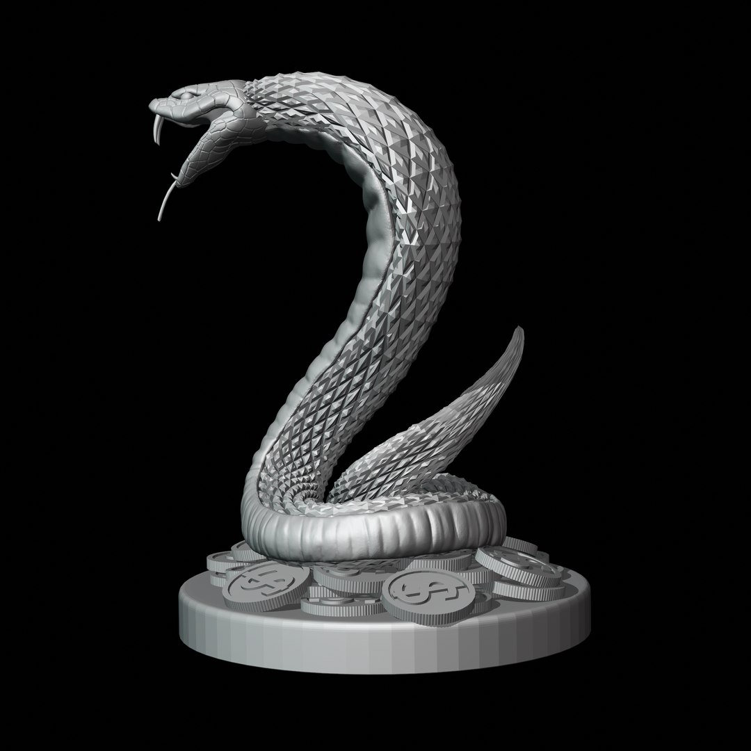 Sculpture Snake 3D Model - TurboSquid 1661482