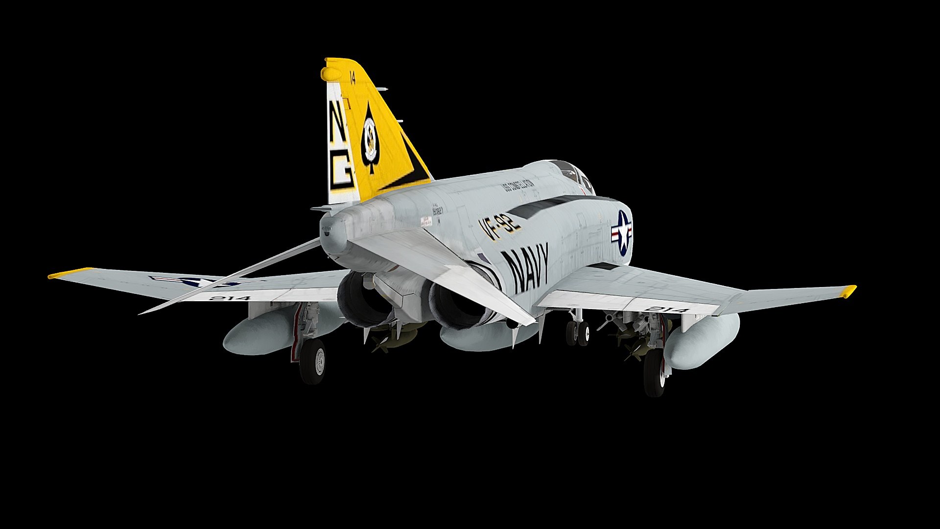 F-4J Fantom 3D Model 3D Model - TurboSquid 2386619