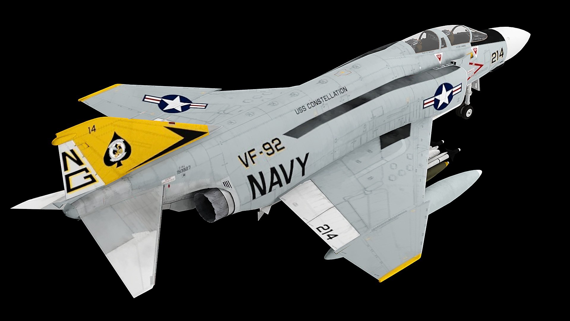 F-4J Fantom 3D Model 3D Model - TurboSquid 2386619