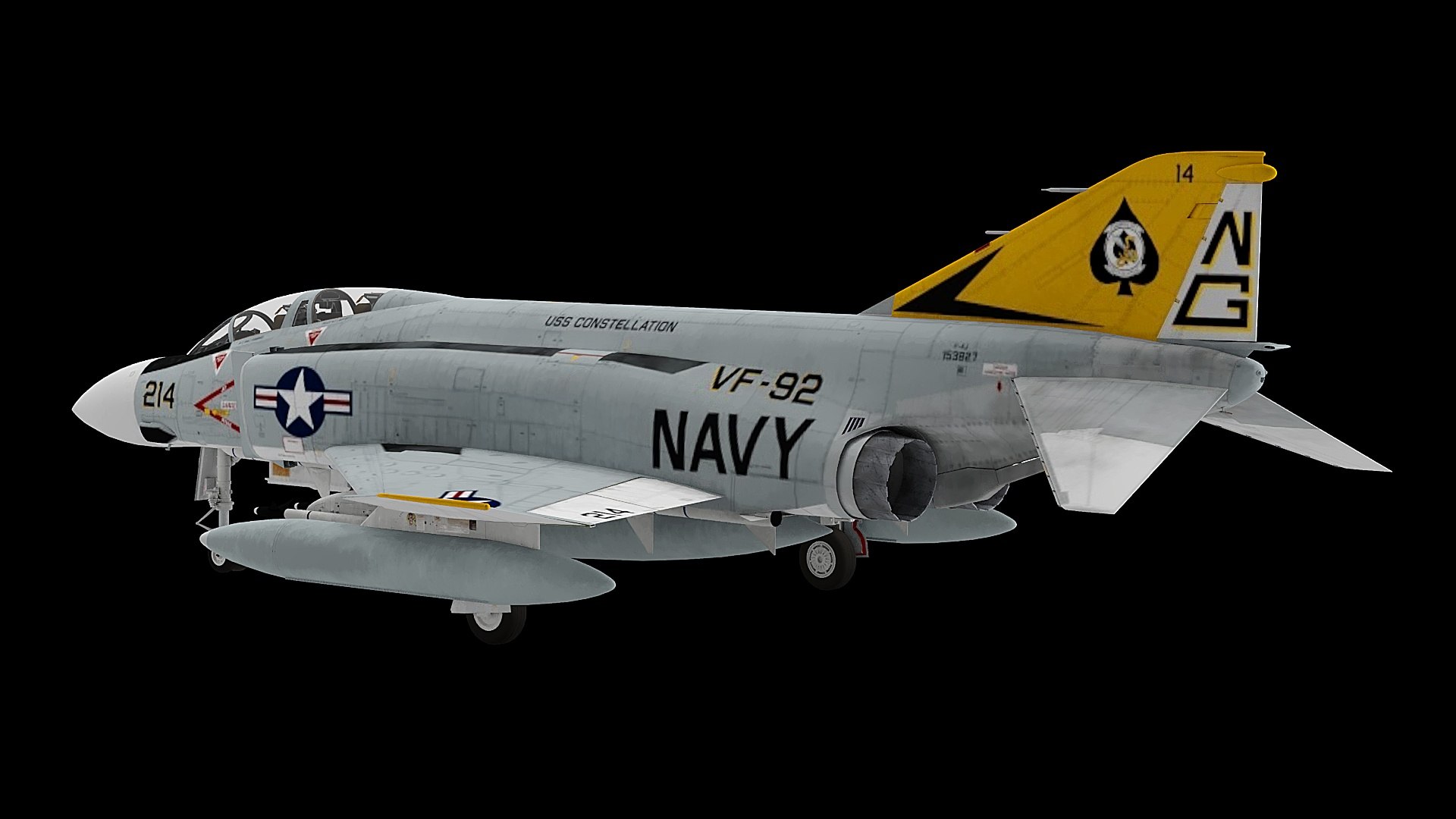 F-4J Fantom 3D Model 3D Model - TurboSquid 2386619