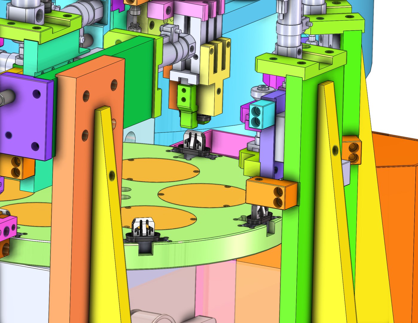 Industrial 3D model Automatic safety lock assembly machine 3D model ...