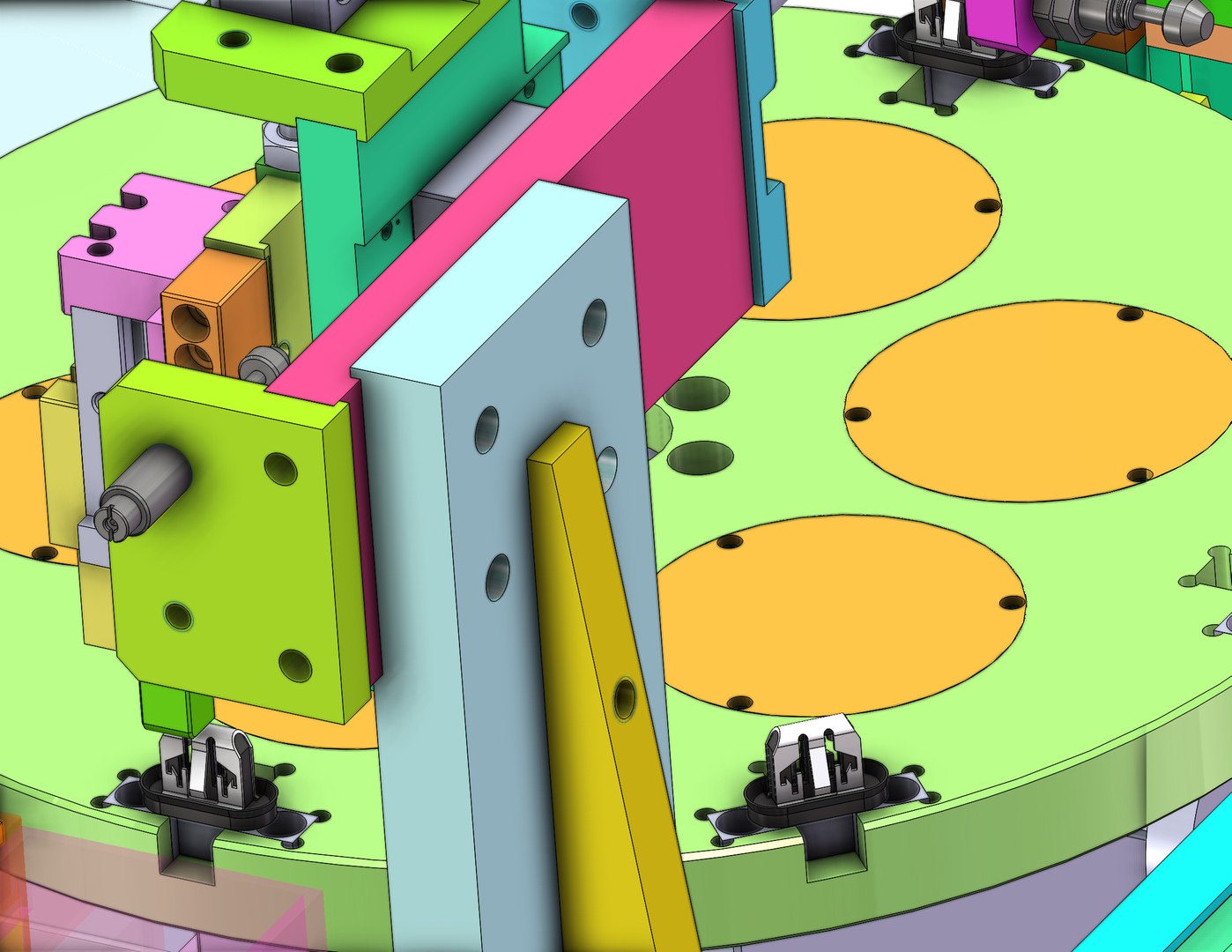 Industrial 3D model Automatic safety lock assembly machine 3D model ...