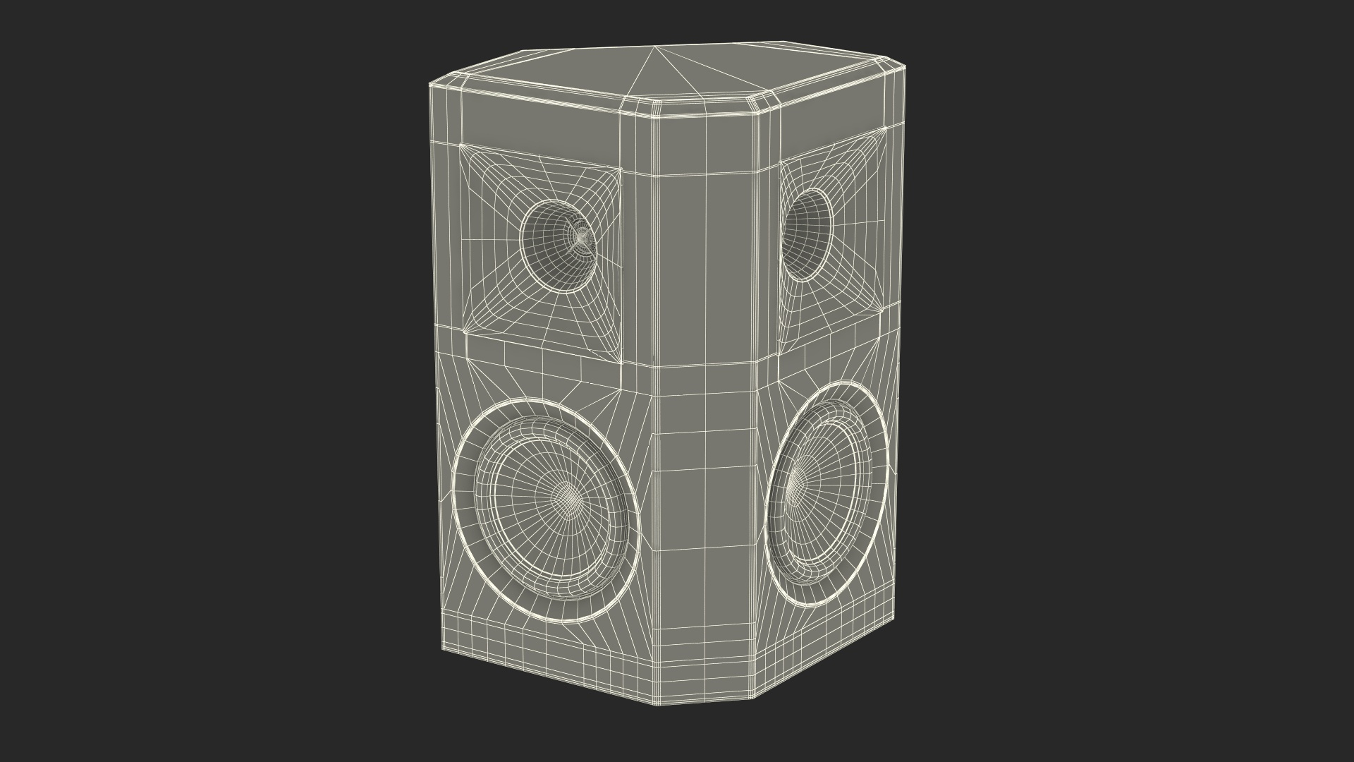 Surround Sound Speaker Black 3D - TurboSquid 2070501