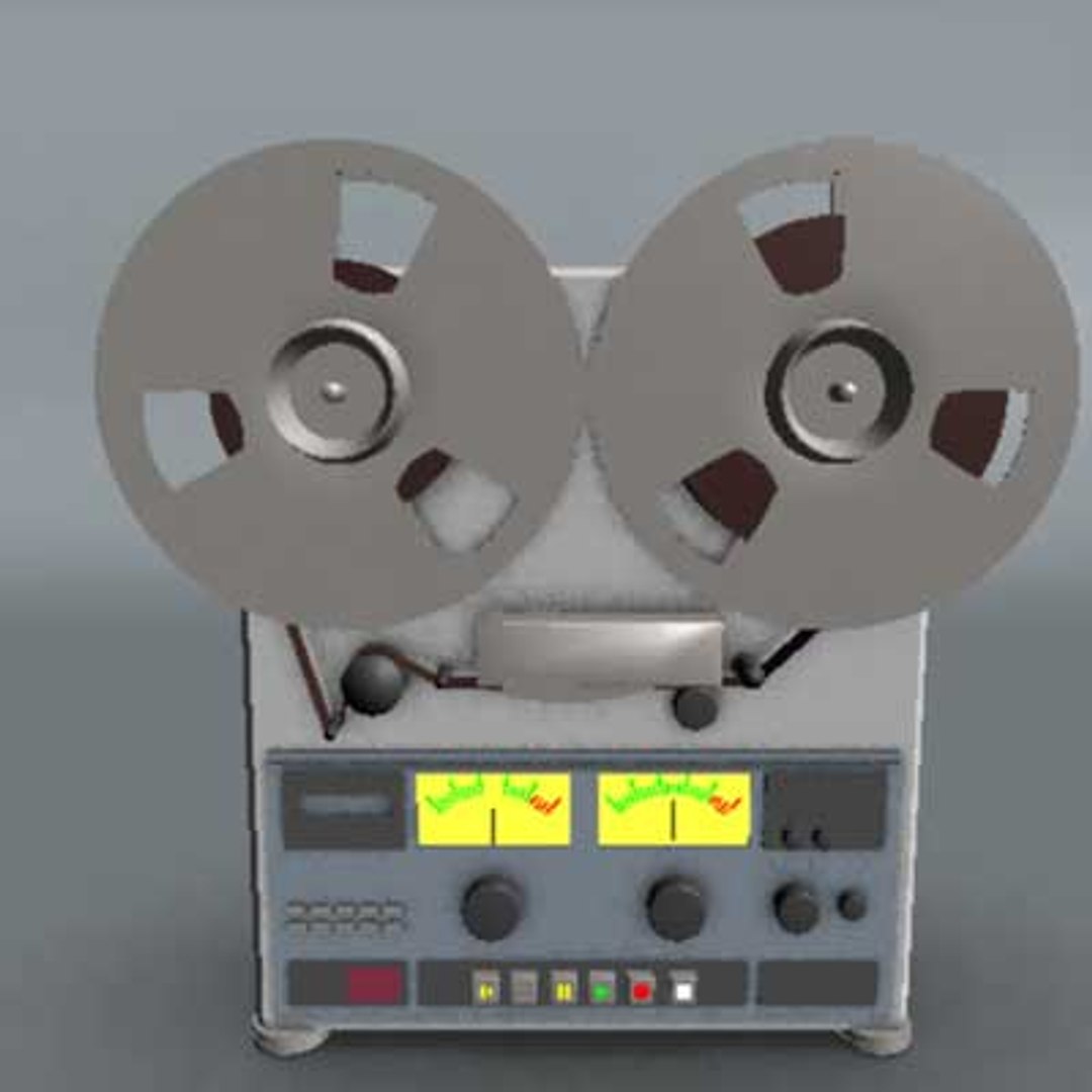 3d Studio Tape Recorder Model