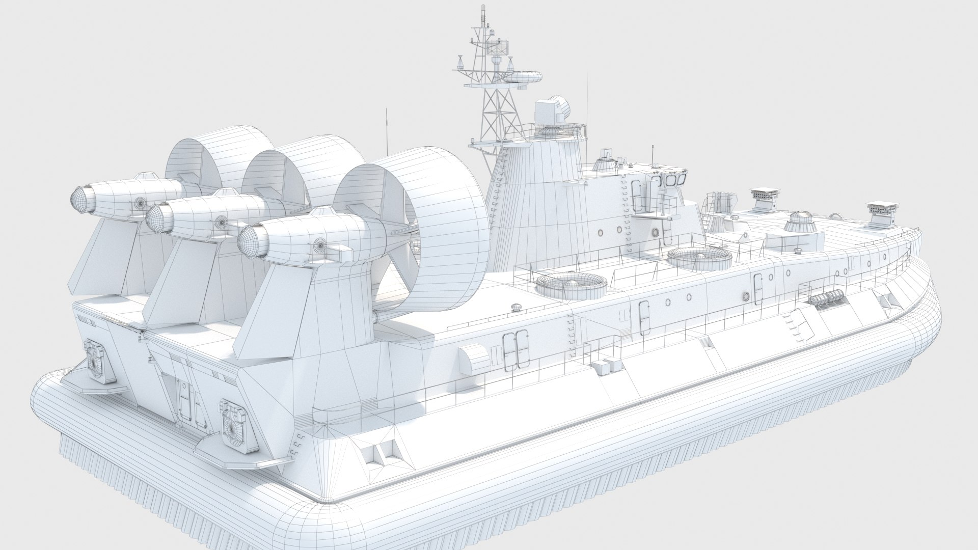 Project 12322 Zubr 3D - TurboSquid 1783086